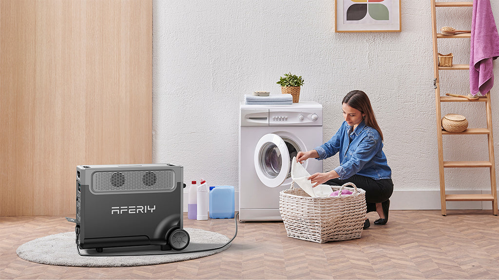 How Many Watts Does a Washing Machine Use – AFERIY US
